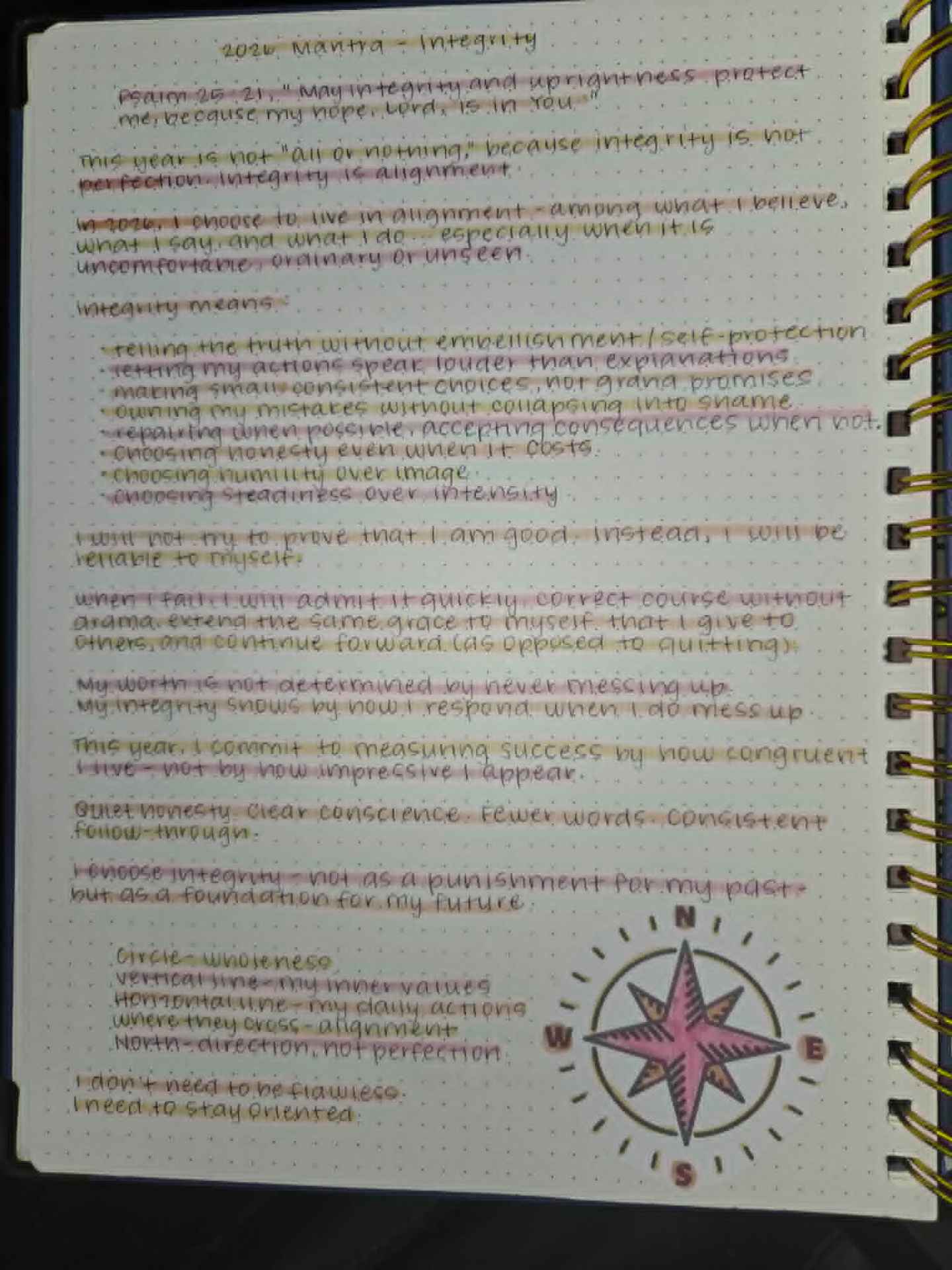 Raspberry’s Bullet Journal – Raspberry Iced M